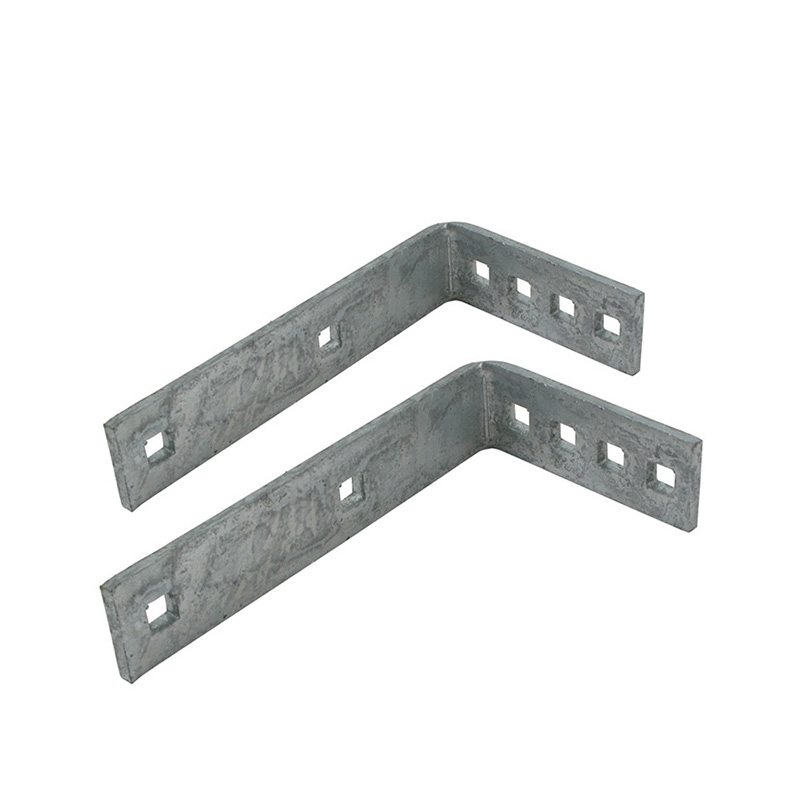 4 Packs 4 Inches Steel L Angle Brackets 90 Degree Heavy Duty Corner ...