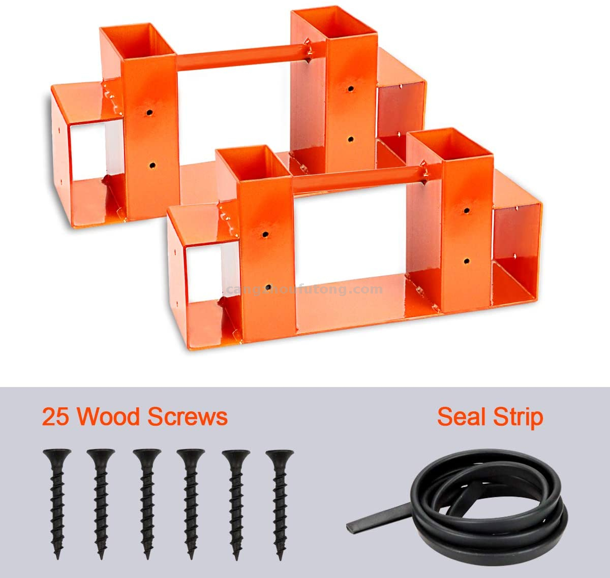 Firewood Log Storage Rack Bracket Kit with Screws, Fireplace Wood ...