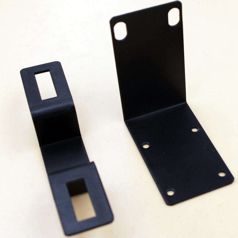 4 Packs 4 Inches Steel L Angle Brackets 90 Degree Heavy Duty Corner ...